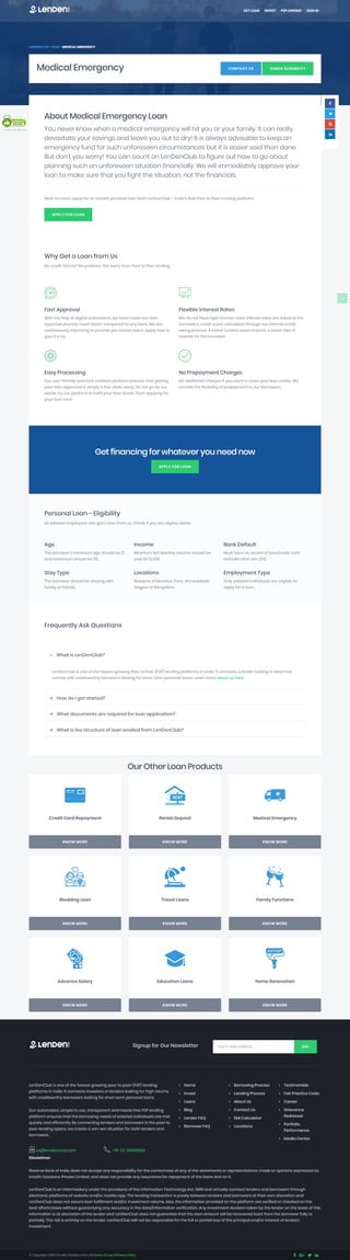 Medical Emergency Loan LenDenClub | PDF Medical Emergency Loan LenDenClub | PDF