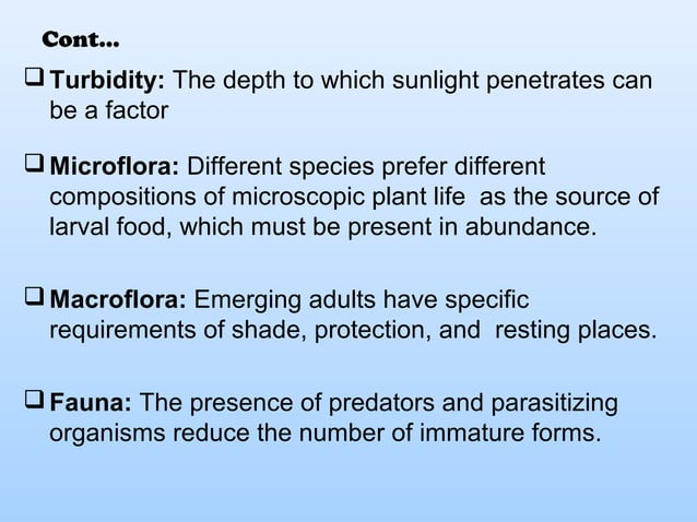 Medical entomology and vector bionomics | PPT
