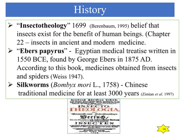 Medical Entomology - The role of insects in human medicine | PPTX