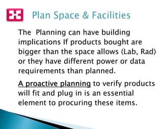 Medical equipment planning by Eng aouididi mohamed salah | PPTX