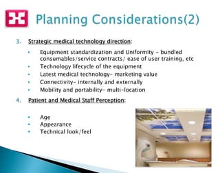 Medical equipment planning by Eng aouididi mohamed salah | PPTX