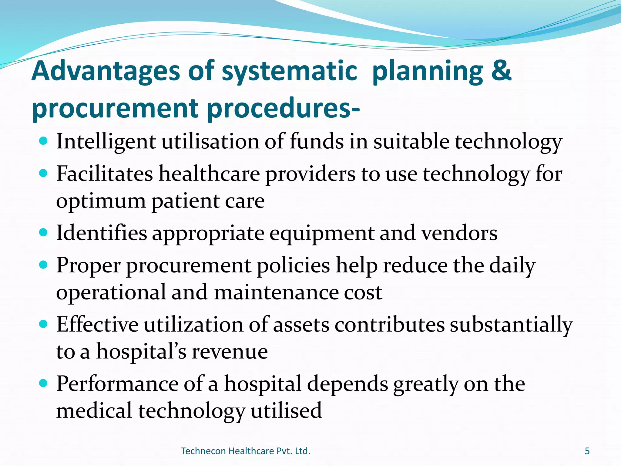 Medical Equipment Planning & Procurement | PPTX