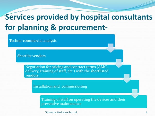 Medical Equipment Planning & Procurement | PPTX | Business | Business ...