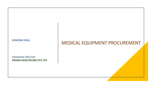 Medical Equipment Procurement.pptx