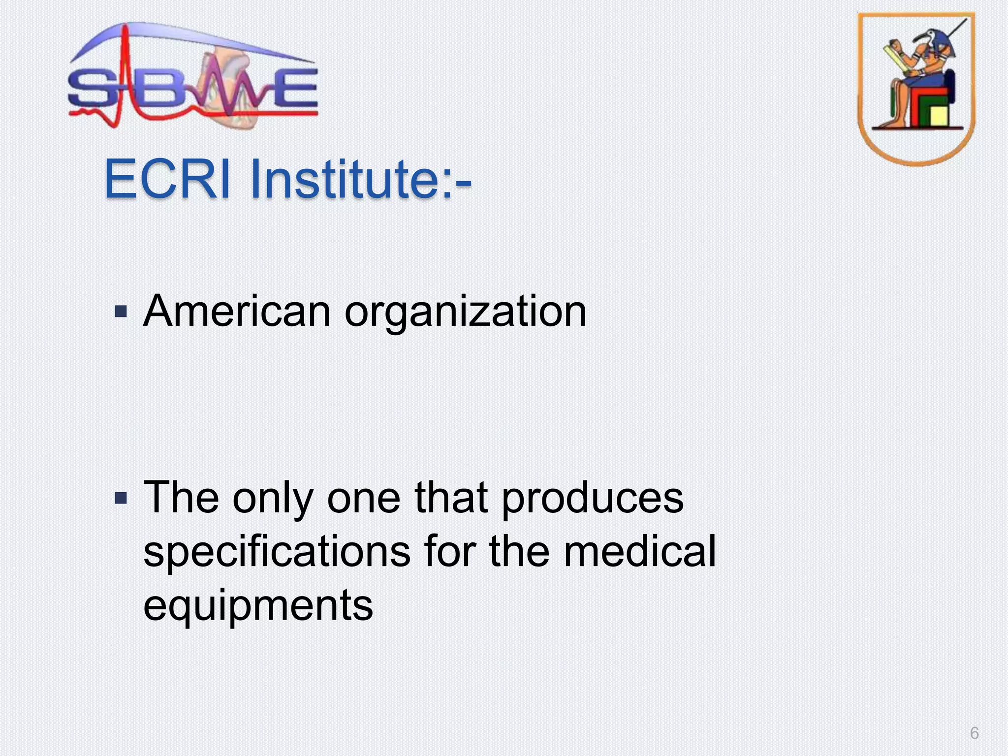 Medical equipment specifications | PPTX