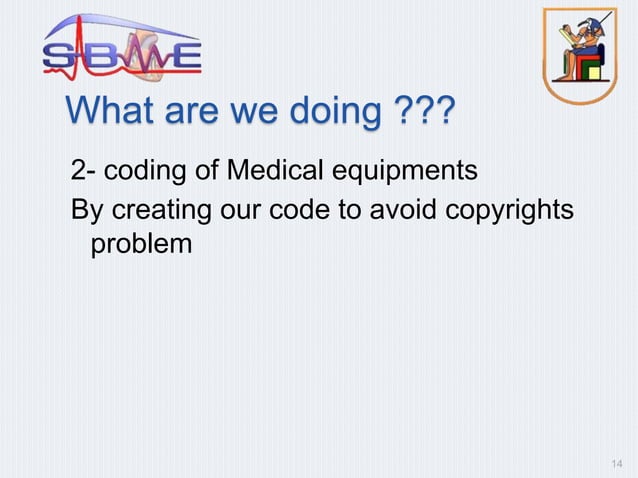 Medical equipment specifications | PPTX | Technology & Computing