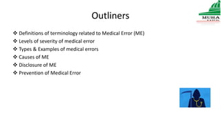 Medical Error Lecture | PPTX