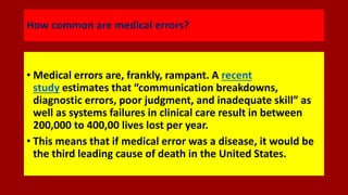 Medical errors.... | PDF
