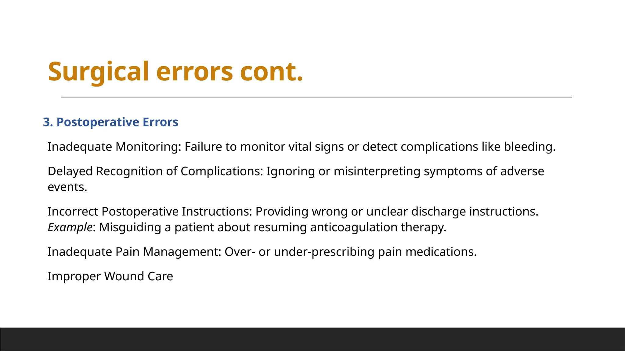 types of medical errors at a glance | Dr Habibur Rahim | PPT