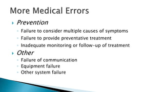 Medical Error Prevention for Counselors (2 CEU) | PPT