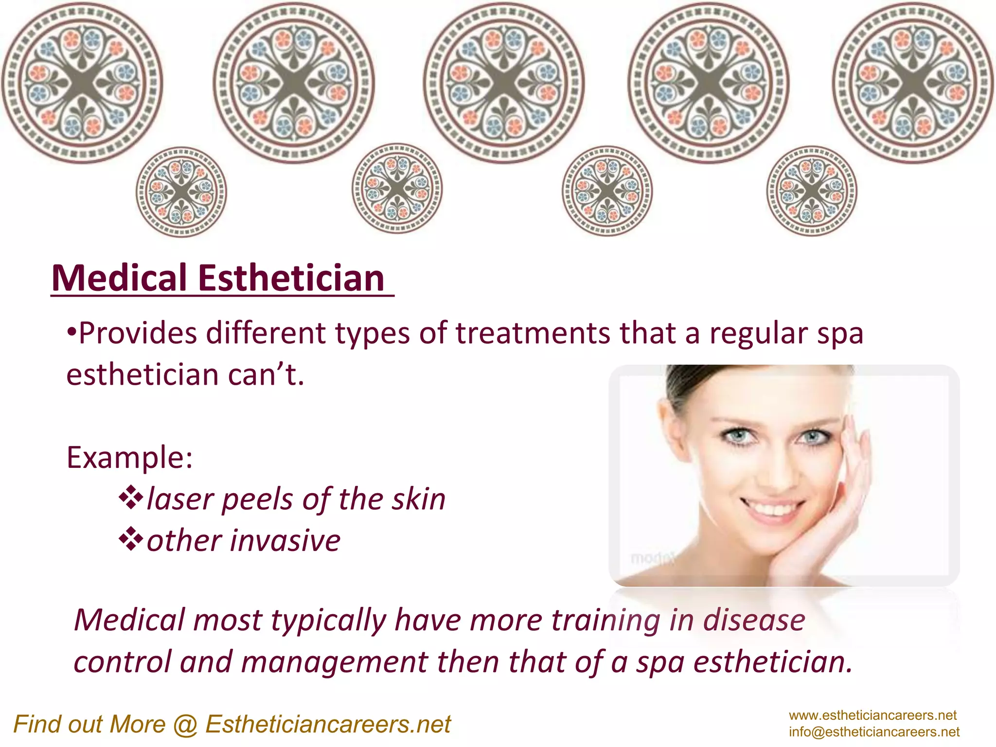 Medical Estheticians | PPTX
