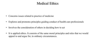 Medical ethics | PPT