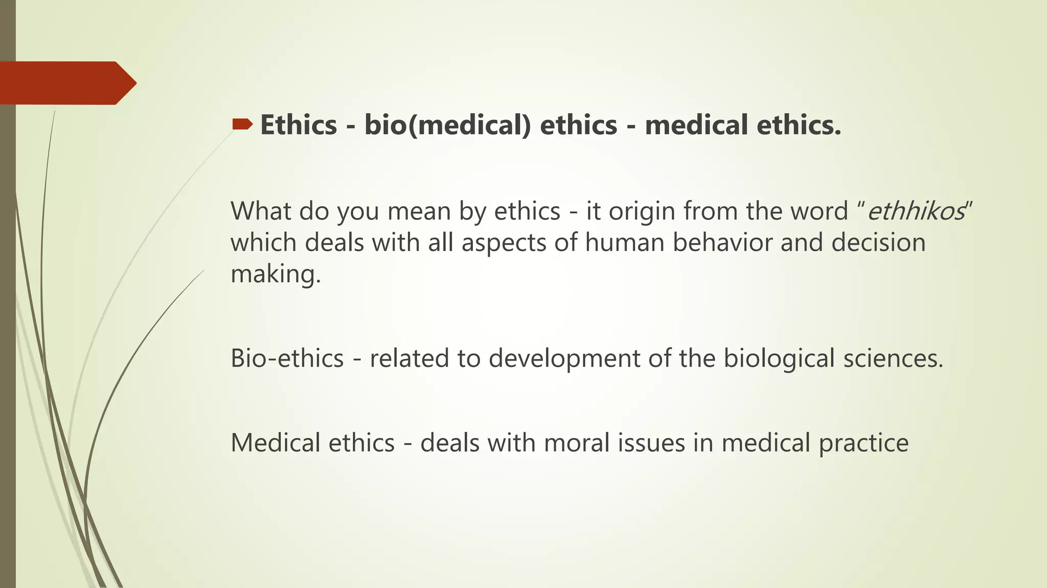 Medical ethics | PPTX | Medical Health