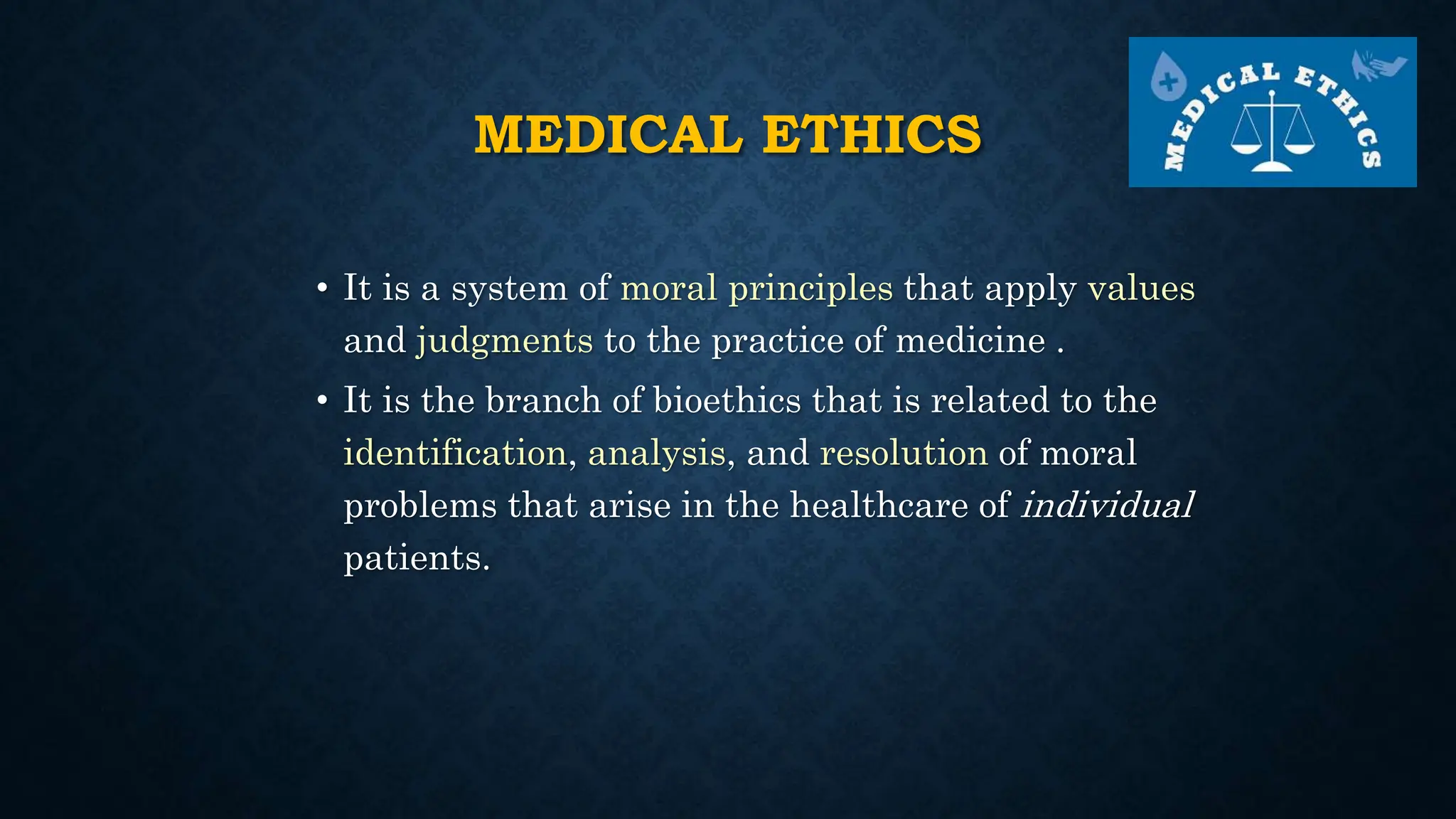 Medical ethics in oncology a beams eye view.pptx