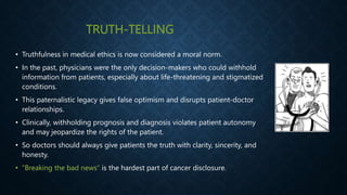 Medical ethics in oncology a beams eye view.pptx