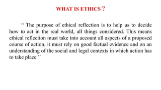 Medical ethics in otolaryngology | PPTX
