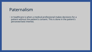 Medical Ethics in Physiotherapy - Unit VII-.pptx