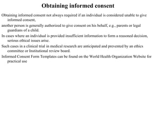 Medical ethics, Introduction to med. ethics, AHPC, Informed Consent.ppt