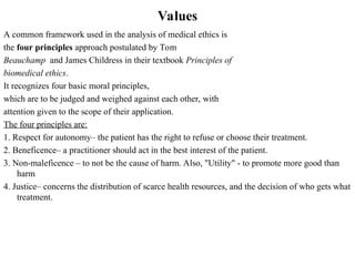 Medical ethics, Introduction to med. ethics, AHPC, Informed Consent.ppt