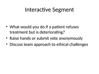 Medical ethics presentation for any setup | PPTX