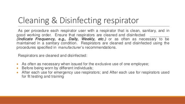 Respiratory Protection Medical Evaluation