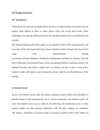 Medical facility network design | PDF