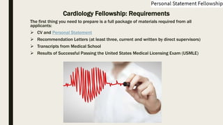 Medical Fellowship Personal Statement Hints You Need to Know About! | PPTX