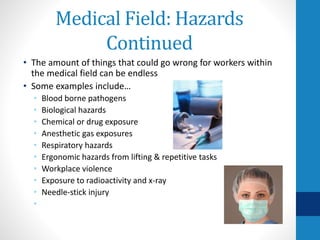 Medical Field: Occupational Safety | PPTX