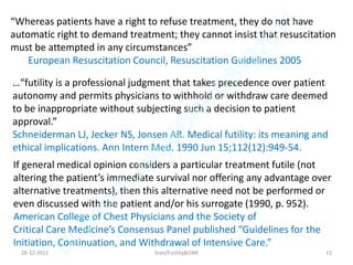 Medical futility DNR | PPT
