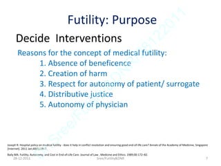 Medical futility DNR | PPT