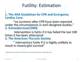 Medical futility DNR | PPT