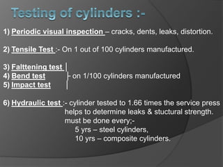 Medical gas cylinders | PPTX
