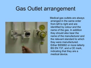 Medical gases. piped and cylinder -training | PPTX