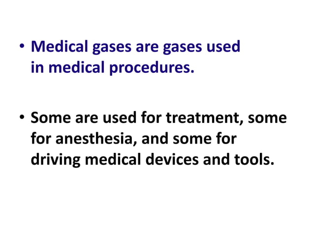 MEDICAL GASES | PPTX