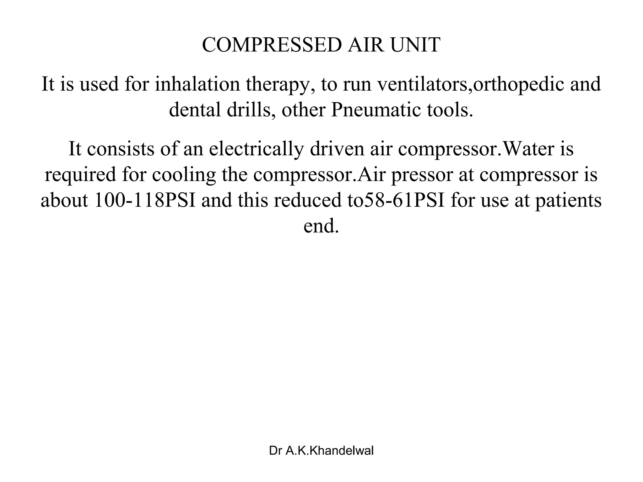 Medical gas supply system | PPT
