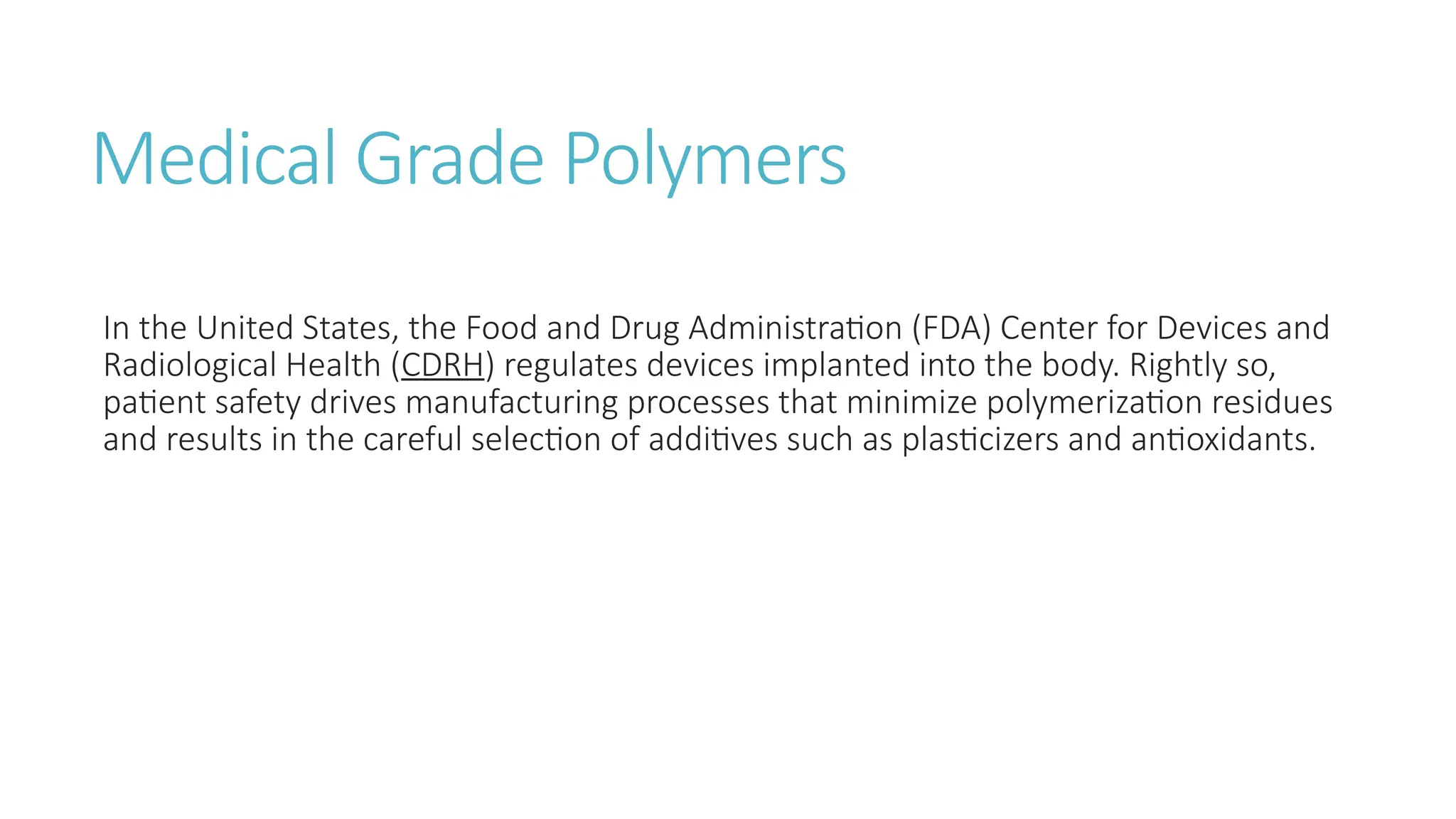 Medical Grade Material.pptx Biodegradable material | PPTX