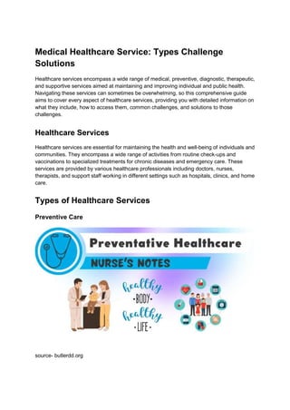 Medical Healthcare Service_ Types Challenge Solutions.docx
