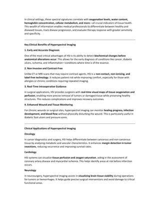 Medical Imaging Technology Evolution, Role of Hyperspectral Imaging in ...