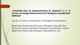 Medical image enhancement using histogram processing part1 | PPT