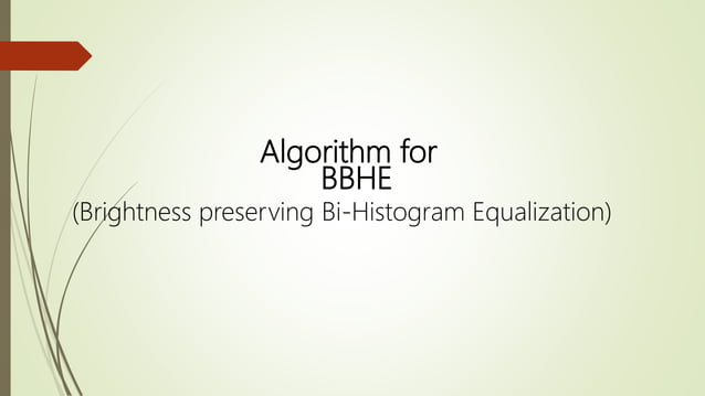 Medical image enhancement using histogram processing part2 | PPT