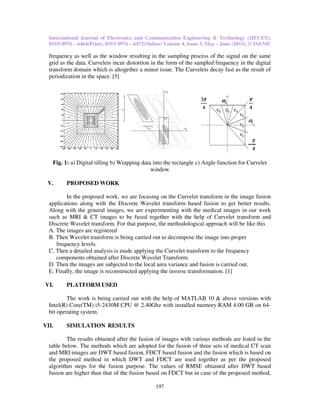 Medical image fusion using curvelet transform 2-3-4-5 | PDF