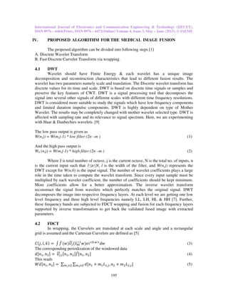 Medical image fusion using curvelet transform 2-3-4-5 | PDF