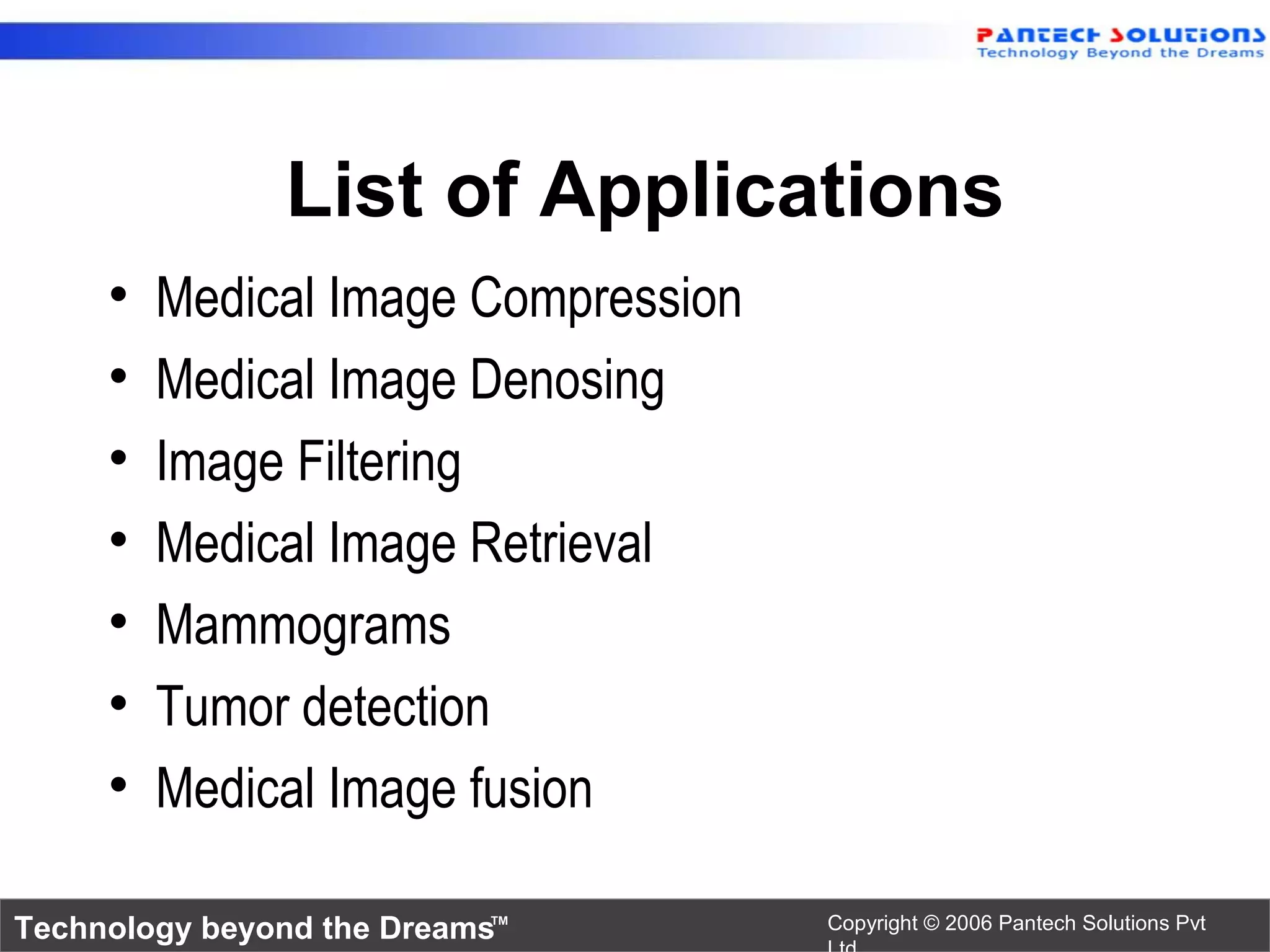 Medical Image Processing | PPT