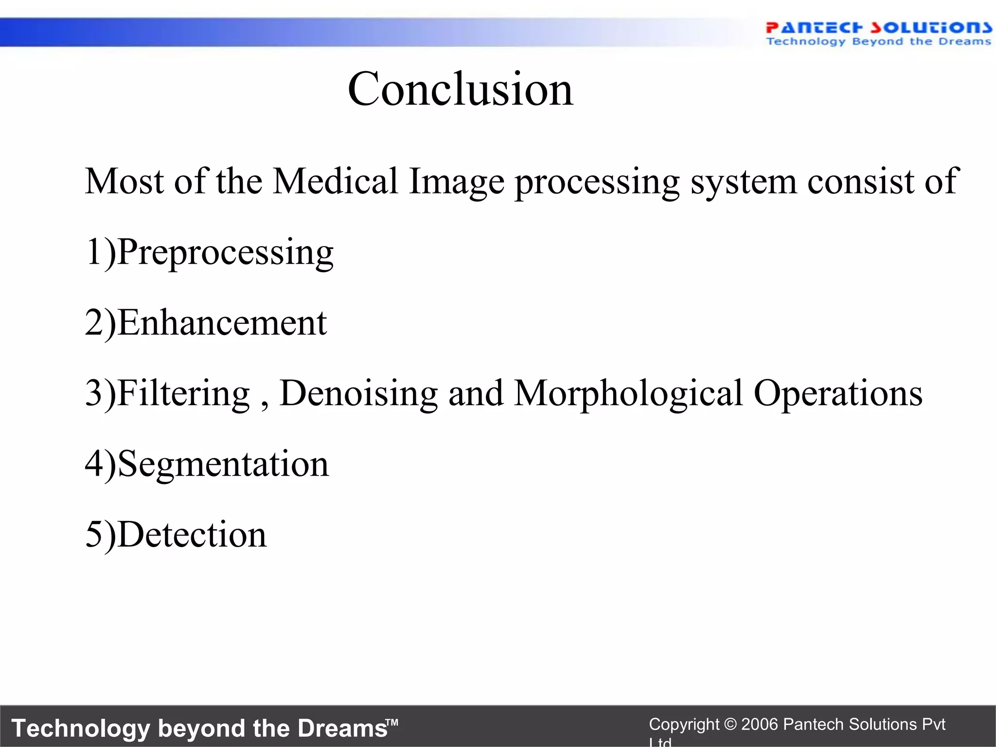 Medical Image Processing | PPT