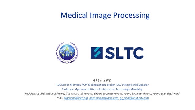 Medical image processing | PDF