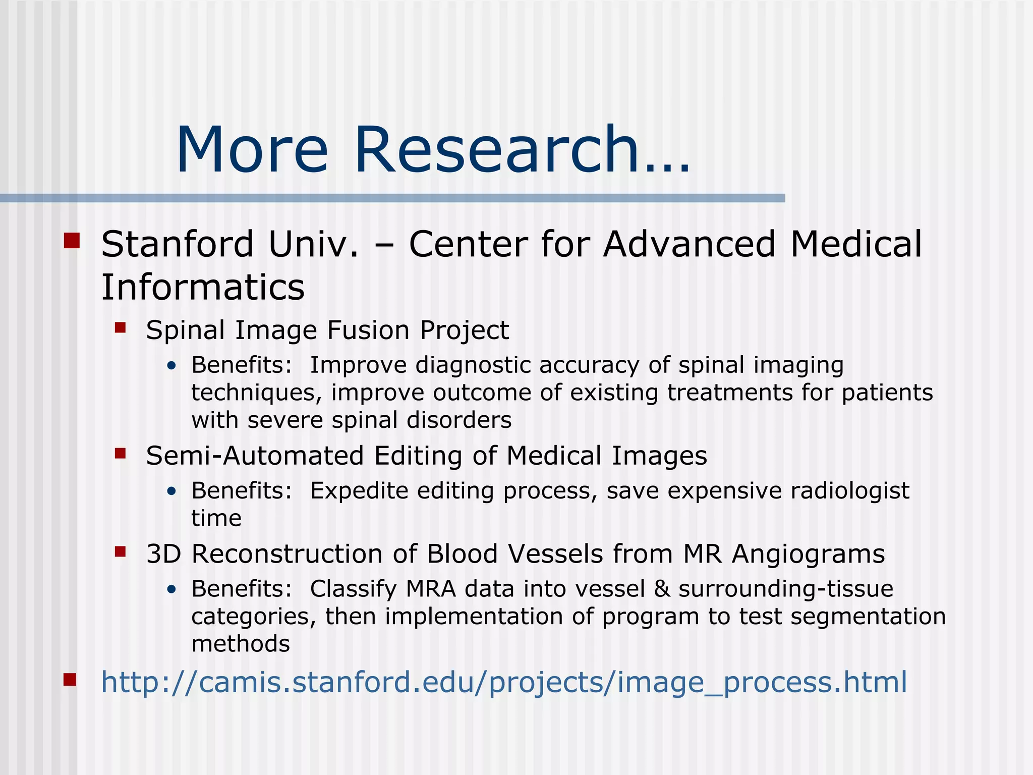 Medical image processing studies | PPT