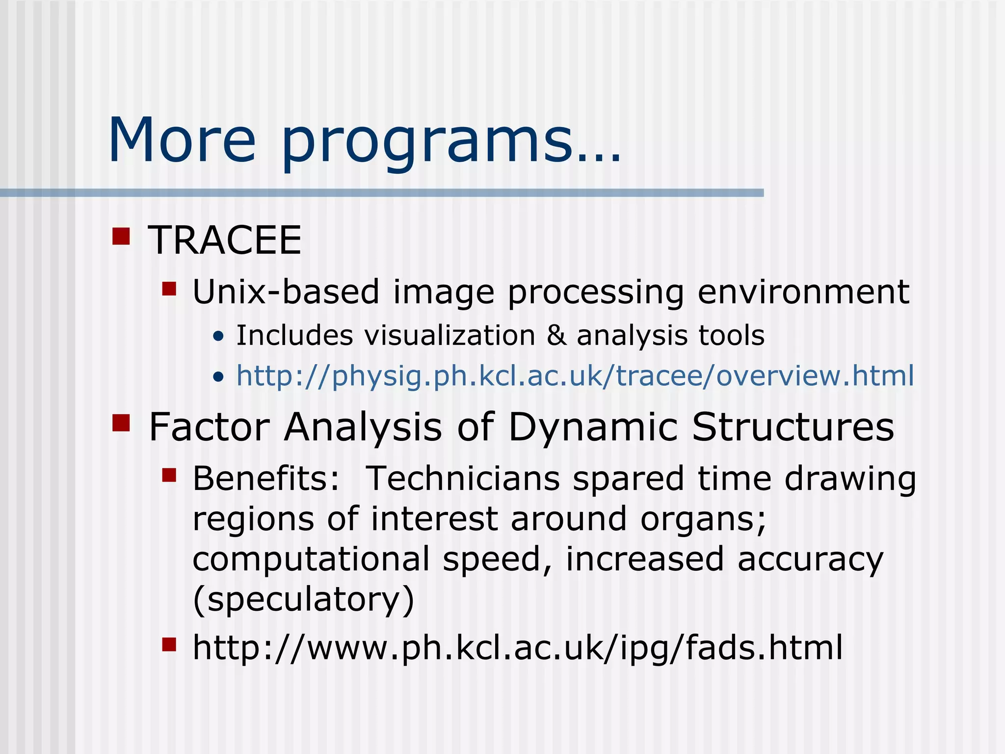 Medical image processing studies | PPT