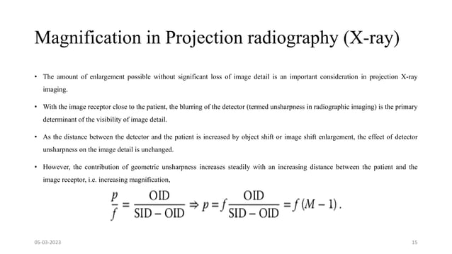 MEDICAL IMAGING NOTES | PPTX