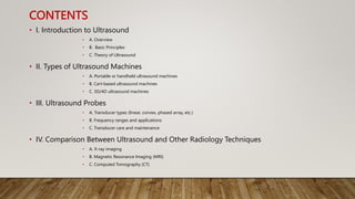 Introductory lecture for Ultrasound Imaging | PPTX