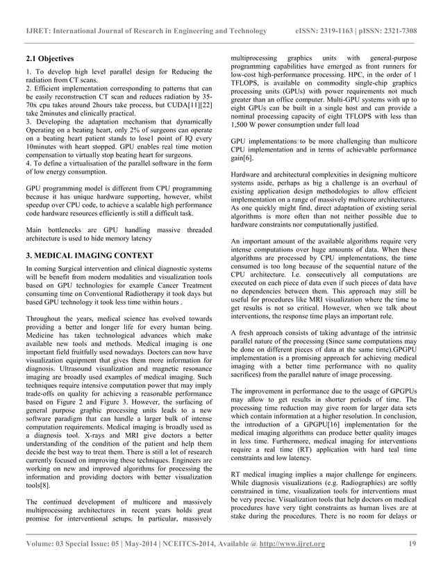 Medical imaging computing based on graphical processing units for high performance computing | PDF
